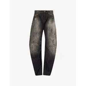Acne Studios Trafalgar Barrel-leg Denim Jeans - Black