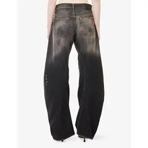 Acne Studios Trafalgar Barrel-leg Denim Jeans - Black