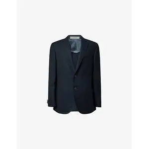 Corneliani Notched-lapel Single-breasted Wool Blazer