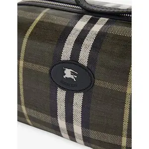 Burberry Highlands Canvas Travel Pouch