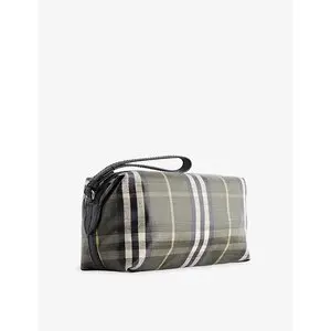 Burberry Highlands Canvas Travel Pouch