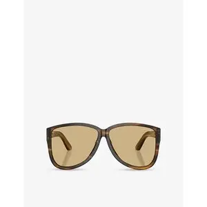 Miu Miu Pilot-frame Acetate Sunglasses - Green