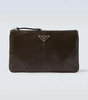 Prada Leather Pouch - Black