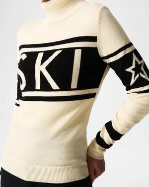 Perfect Moment Schild Intarsia Knit Sweater - Snowwhit B
