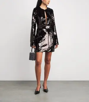 Staud Sequin Mini Dress