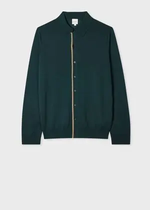 Paul Smith Washable Wool Collared Cardigan