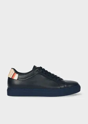Paul Smith Basso Trainers With Stripe Trim