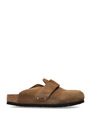 BIRKENSTOCK Loma Suede Slides - Brown
