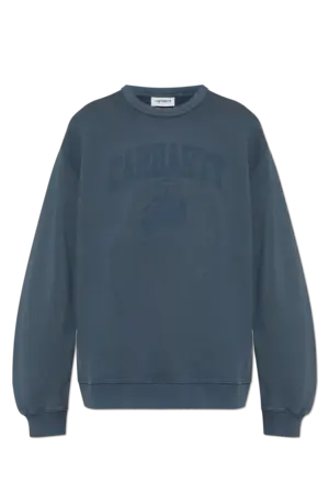 Carhartt Work In Progress Sweatshirt With Logo - Grey
