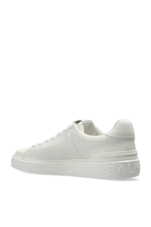 Balmain B-court Leather Sneakers - White