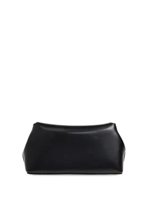 TOTEME T-lock Mini Leather Clutch - Black