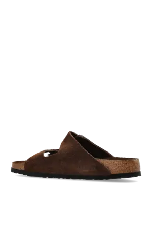 BIRKENSTOCK Arizona Bs Suede Slides - Brown