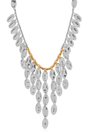 Isabel Marant Étoile Brass Collar Necklace - Silver