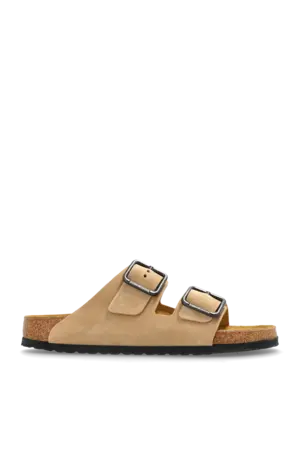BIRKENSTOCK Arizona Wire Buckle Slides - Beige