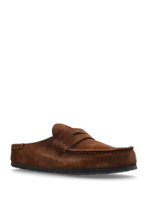 BIRKENSTOCK Naples Wrapped Slides - Brown