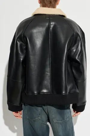 Carhartt Work In Progress Shepton Faux Leather Bomber Jacket