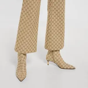 Gucci Gg Canvas Booties