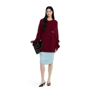 Gucci Interlocking G Silk Jacquard Skirt