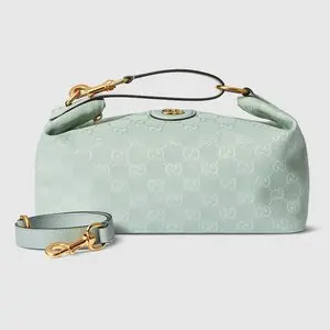 Gucci Vanity Medium Top Handle Bag - Green