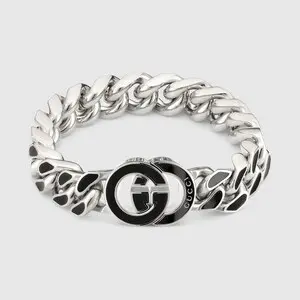 Gucci Interlocking G Chain Bracelet - Silver-toned Metal
