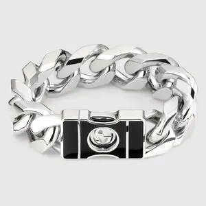 Gucci Interlocking Chain Bracelet With Buckle