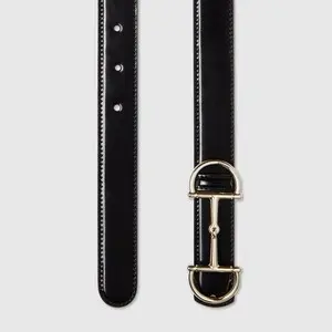 Gucci Reversible Belt With Horsebit Buckle