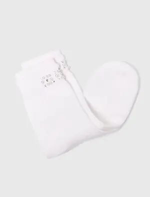 Maje Pointelle Cotton Socks