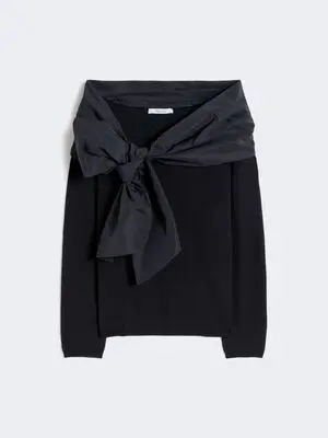 Max Mara Bow-detail Wool Sweater