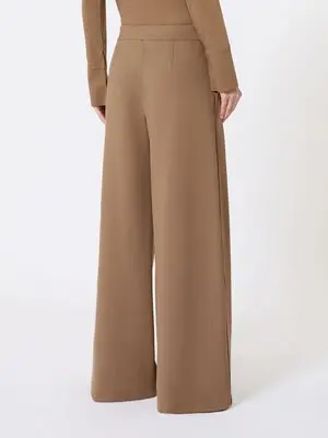 Max Mara Scuba Jersey Trousers - Brown