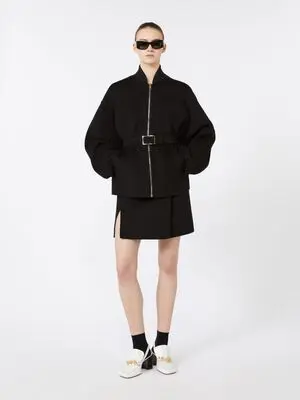 Max Mara Oversized Wool Bomber Jacket