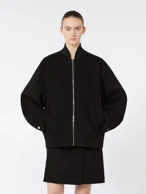 Max Mara Oversized Wool Bomber Jacket
