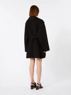 Max Mara Short Wool Coat - Black