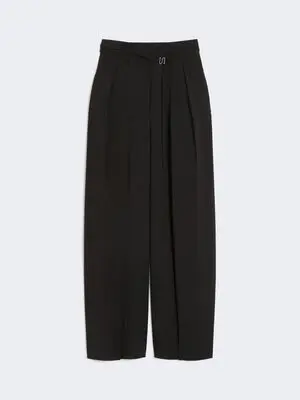 Max Mara Wide-fit Stretch Wool Trousers