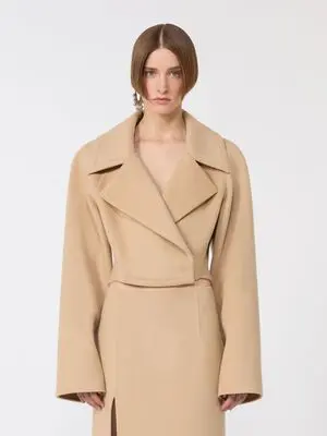 Max Mara Short Wool Cropped Jacket