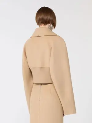 Max Mara Short Wool Cropped Jacket