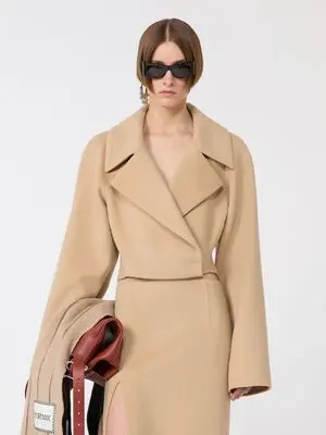Max Mara Short Wool Cropped Jacket