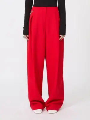 Max Mara Pleated Wide Leg Trousers