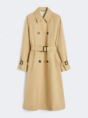 Women's Gabardine Beige Coats