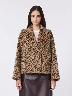 Max Mara Patterned Wool-blend Pea Coat