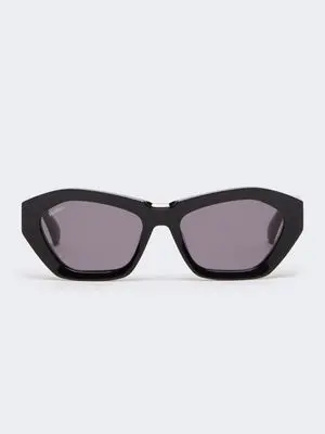 Max Mara Square Sunglasses - Black