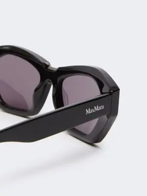 Max Mara Square Sunglasses - Black