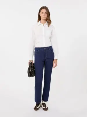Max Mara Classic Cotton Poplin Shirt - Optical White