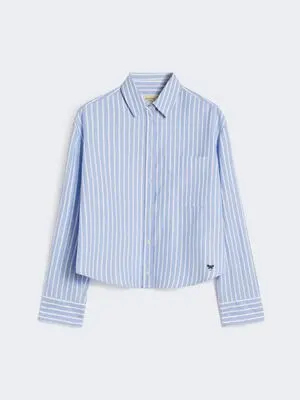 Max Mara Striped Cotton Oxford Shirt