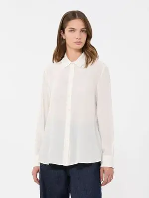 Max Mara Silk Crepe De Chine Shirt