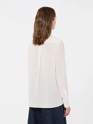 Max Mara Silk Crepe De Chine Shirt