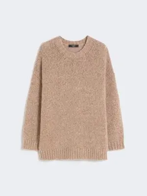 Max Mara Oversized Mohair And Lurex Sweater