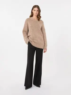 Max Mara Oversized Mohair And Lurex Sweater