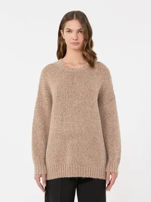 Max Mara Oversized Mohair And Lurex Sweater