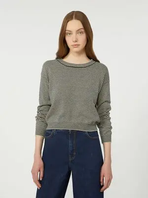 Max Mara Cotton Crew-neck Sweater