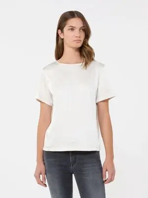 Max Mara Satin And Jersey T-shirt